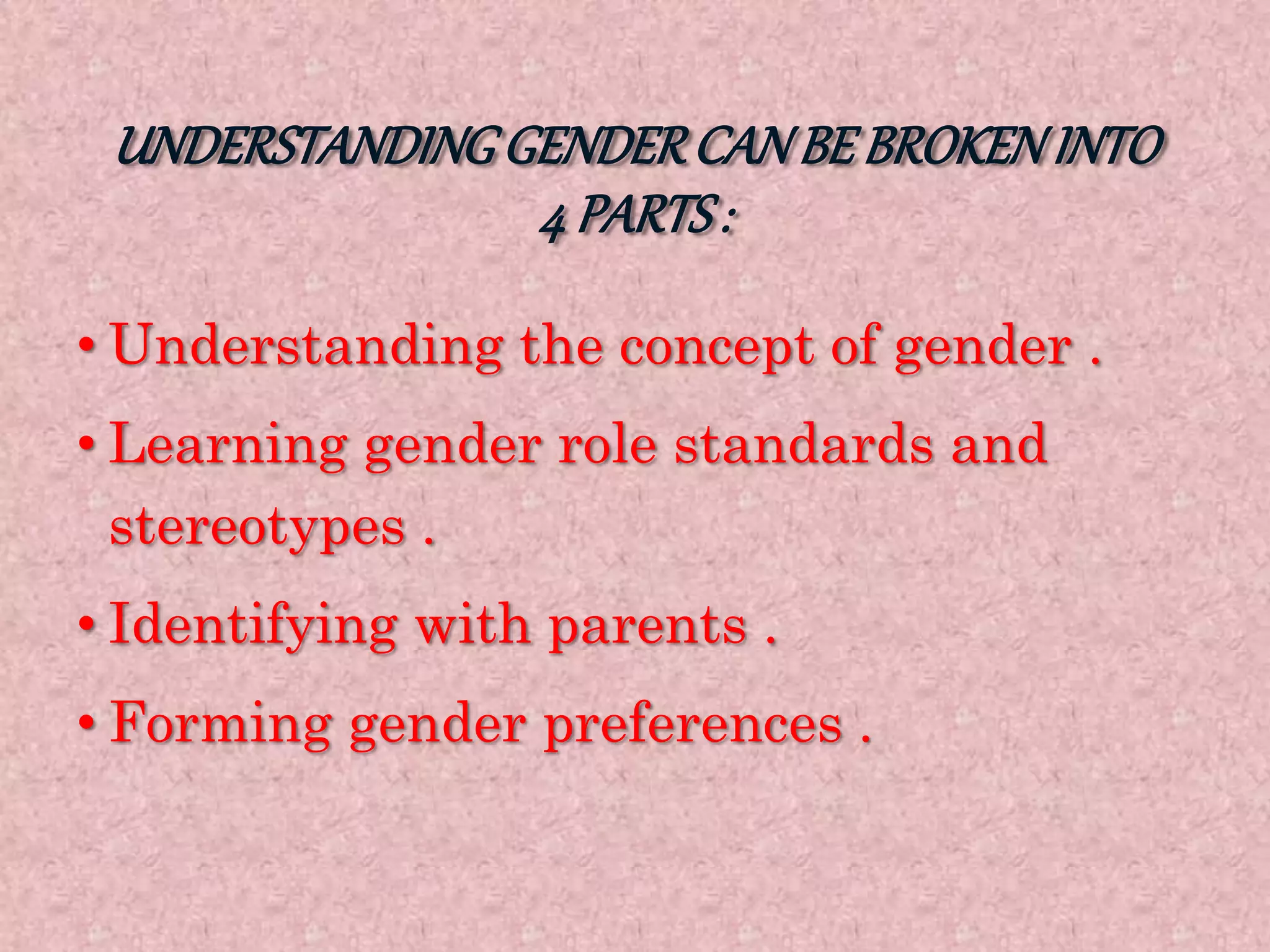 Gender identity & Roles | PPTX