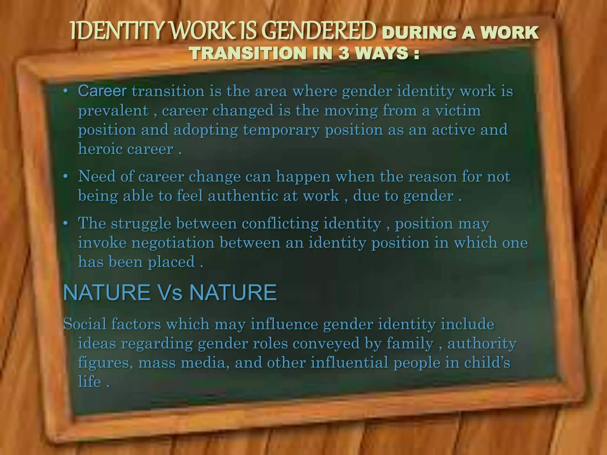 Gender identity & Roles | PPTX