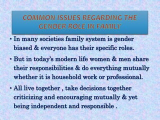 Gender identity & Roles | PPTX