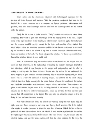 Smart School Full Report | DOCX