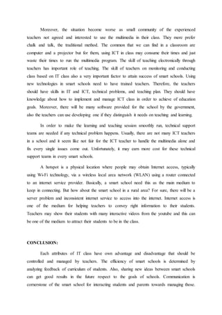 Smart School Full Report | DOCX