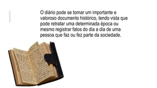 Gênero diário | PPTX