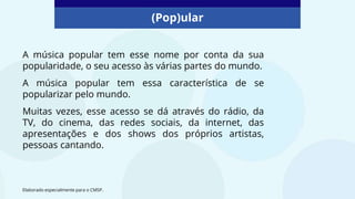 Gêneros musicais | PPTX