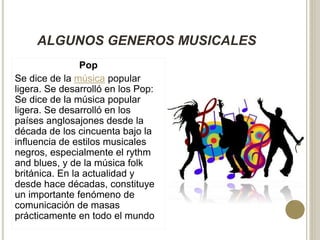 Géneros musicales | PPTX