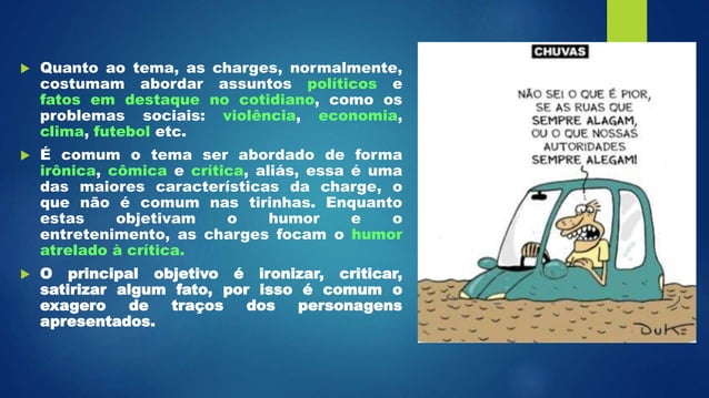 GÊNERO TEXTUAL - TIRINHAS - Charges - Cartum | PPTX | Comics and ...