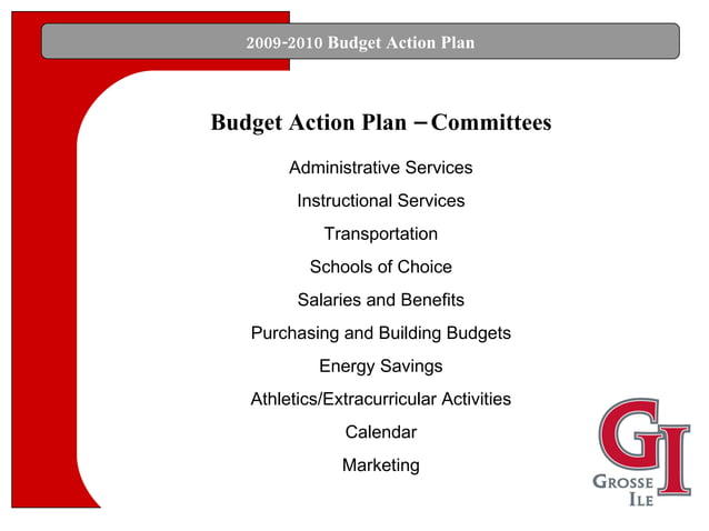 GI Budget Action Plan | PPT