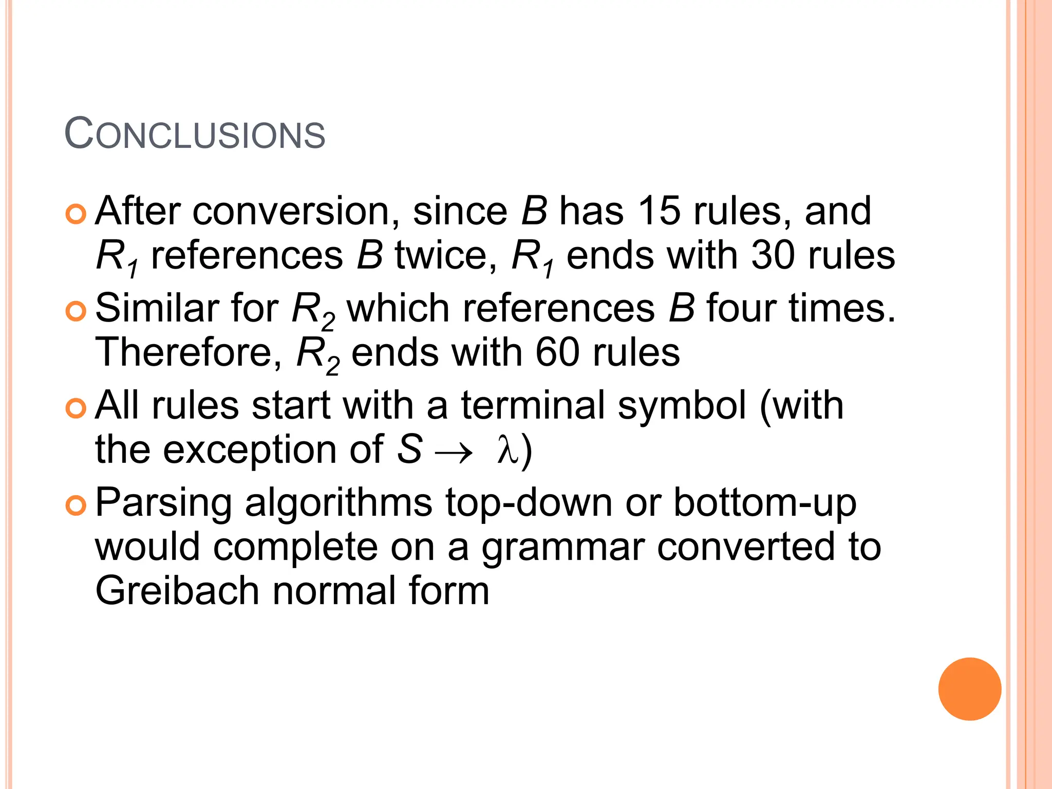 The Greibach normal form is referred to as GNF gnf1.pdf