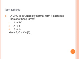 The Greibach normal form is referred to as GNF gnf1.pdf