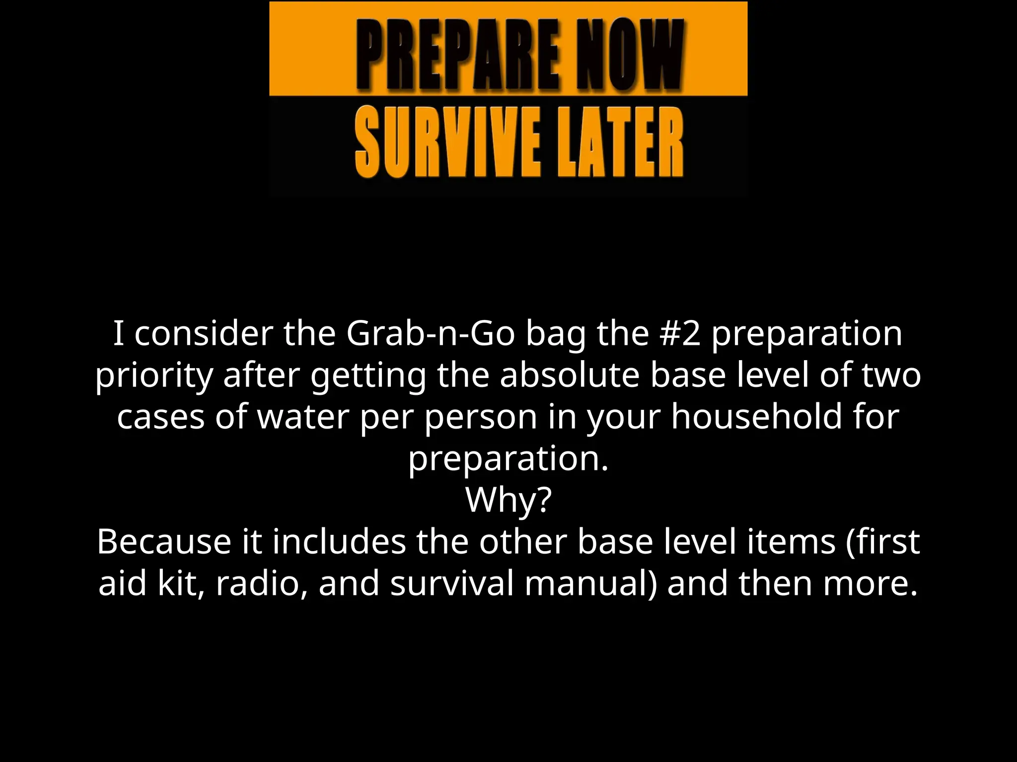 How To Build Your Grab-n-Go Bag. Essentials and Options | PPTX