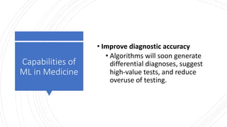 Machine Learning and Prediction in Medicine | PPT
