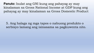gross national income at gross domestic product | PPTX