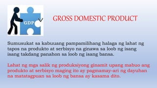 gross national income at gross domestic product | PPTX