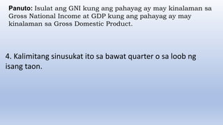 gross national income at gross domestic product | PPTX