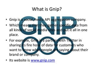 Gnip | PPTX