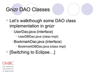 Gnizr Architecture (for developers) | PPT | Databases | Computer Software and Applications