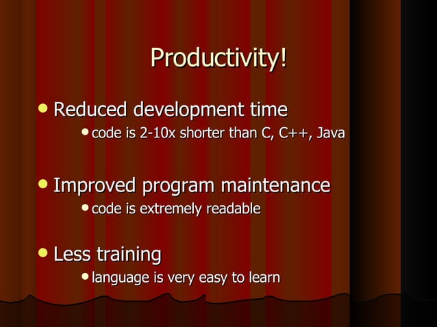 Python Presentation Odp Programming Languages Computing 6769
