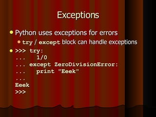 Python Presentation | PPT