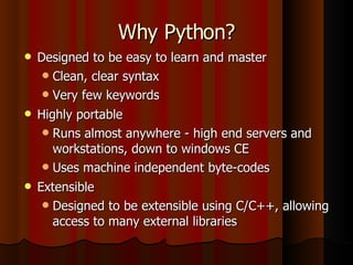 Python Presentation | PPT