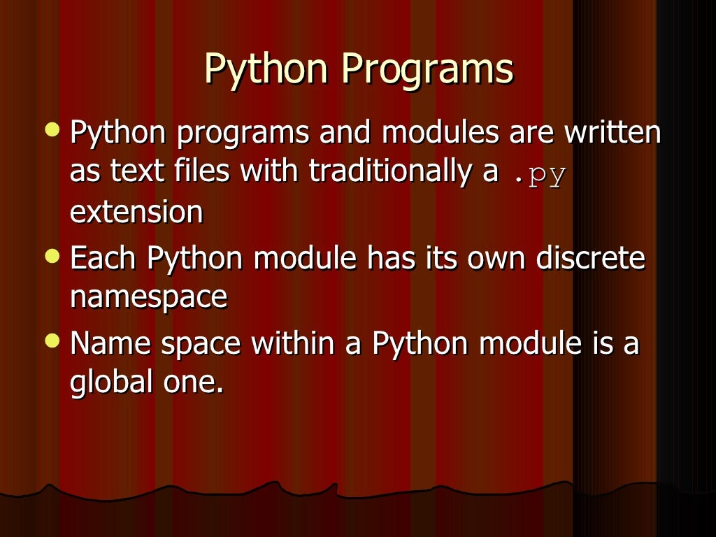 Python Presentation