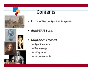 Presentation on GNM-DMS | PDF