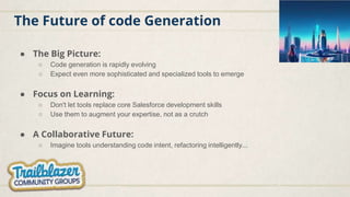 AI in Code Generation - March User Group | PPTX | Web Development ...