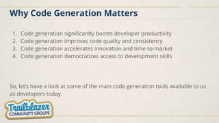 AI in Code Generation - March User Group | PPTX | Web Development ...