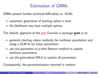 Generalized Nonlinear Models in R | PDF