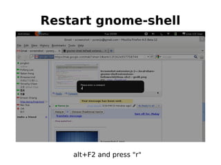 step by step to write a gnome-shell extension | PPT