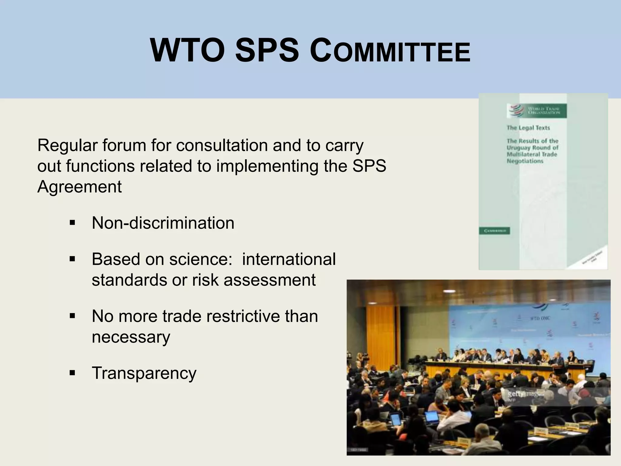 The summary WTO and SPS agreement | PPTX