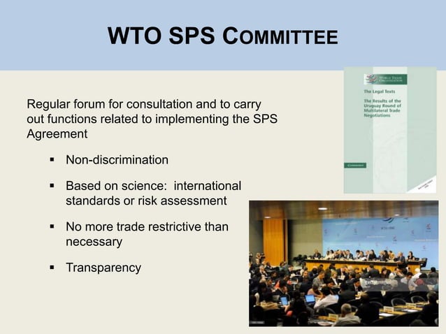 The summary WTO and SPS agreement | PPTX