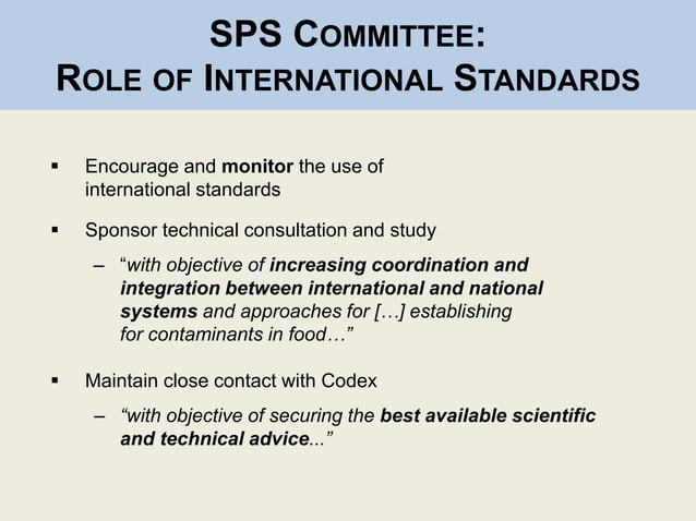 The summary WTO and SPS agreement | PPTX