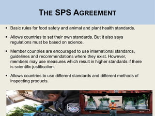The summary WTO and SPS agreement | PPTX