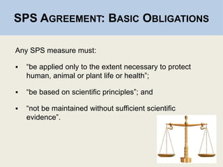 The summary WTO and SPS agreement | PPTX