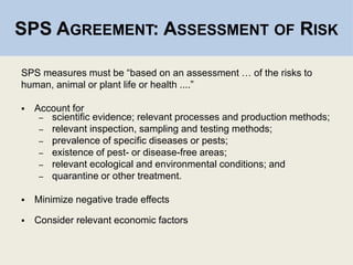 The summary WTO and SPS agreement | PPTX
