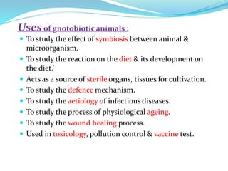 GNOTOBIOTIC ANIMALS | PDF