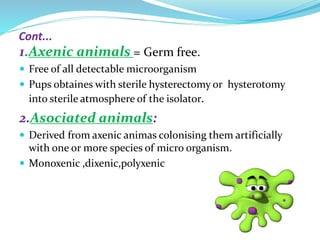 GNOTOBIOTIC ANIMALS | PDF