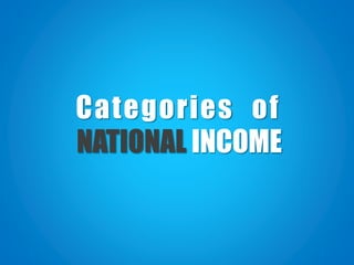 GNP ACCOUNTING -INCOME APPROACH | PPTX