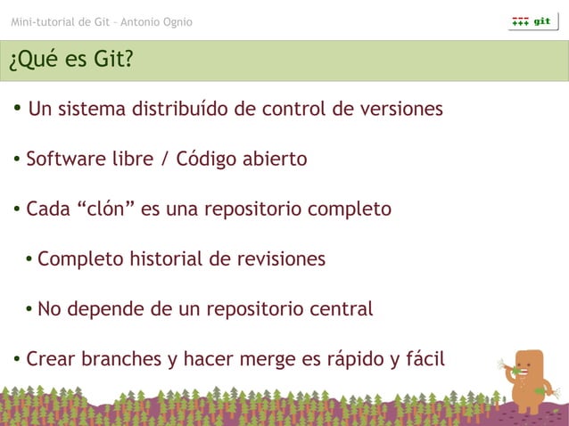 Mini-tutorial de git | PPT