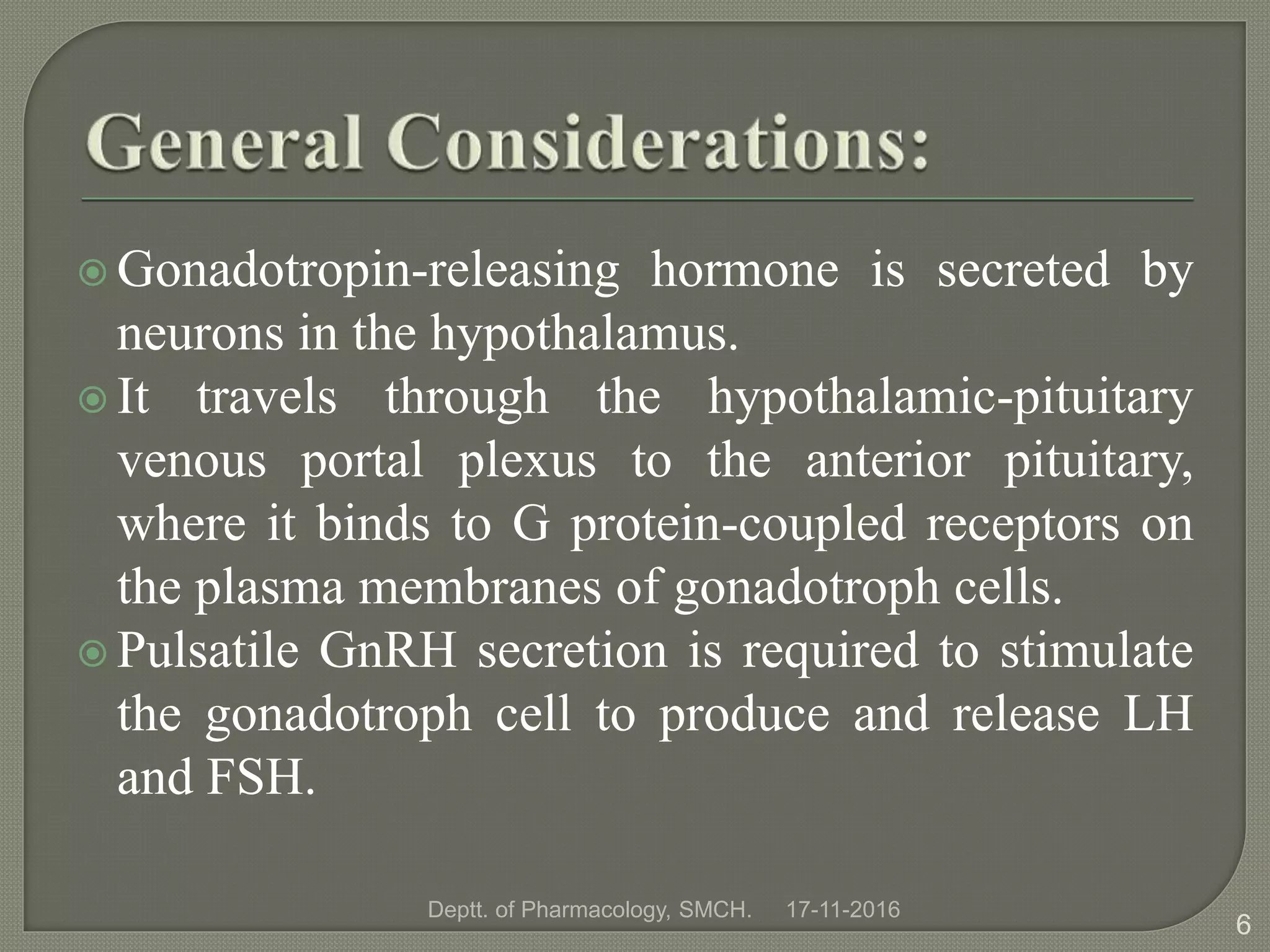GnRH Agonists & Antagonists | PPTX