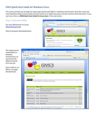 Gns3 0.5-tutorial | PDF