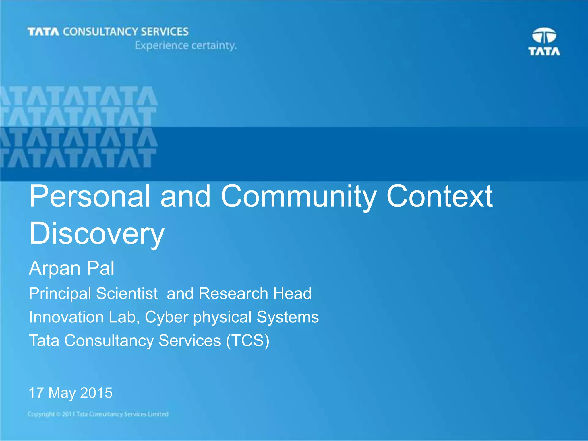 Arpan pal u world2012 | PPT