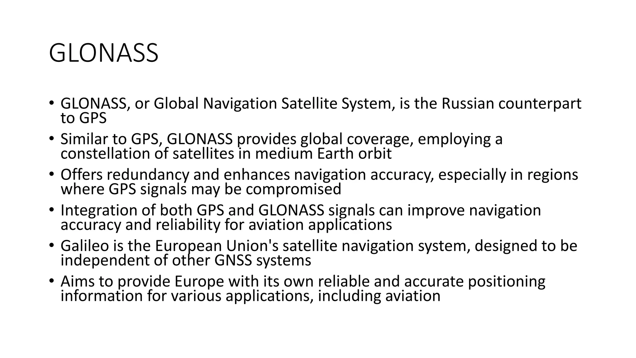 GNSS. RNAV, PBN Course outline with guidelines | PPTX