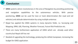 GNSS application in Nepal | PPTX
