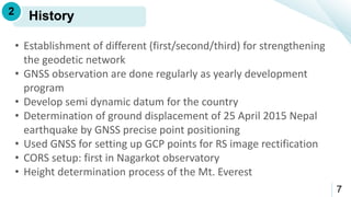 GNSS application in Nepal | PPTX