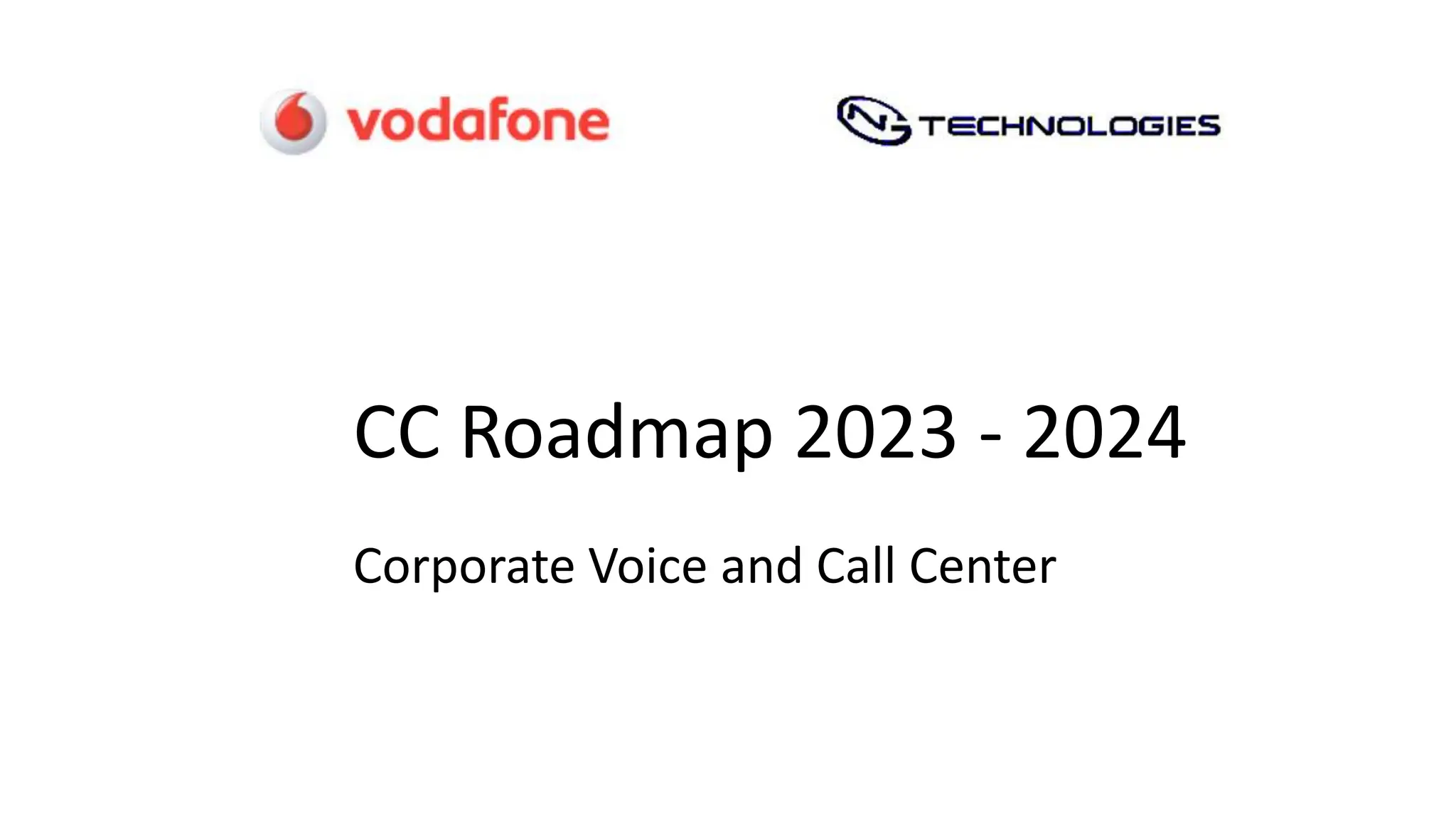Road map for vodafone customer care ehancement.pptx