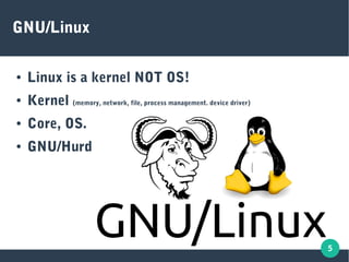An Introduction to GNU/Linux | PPT