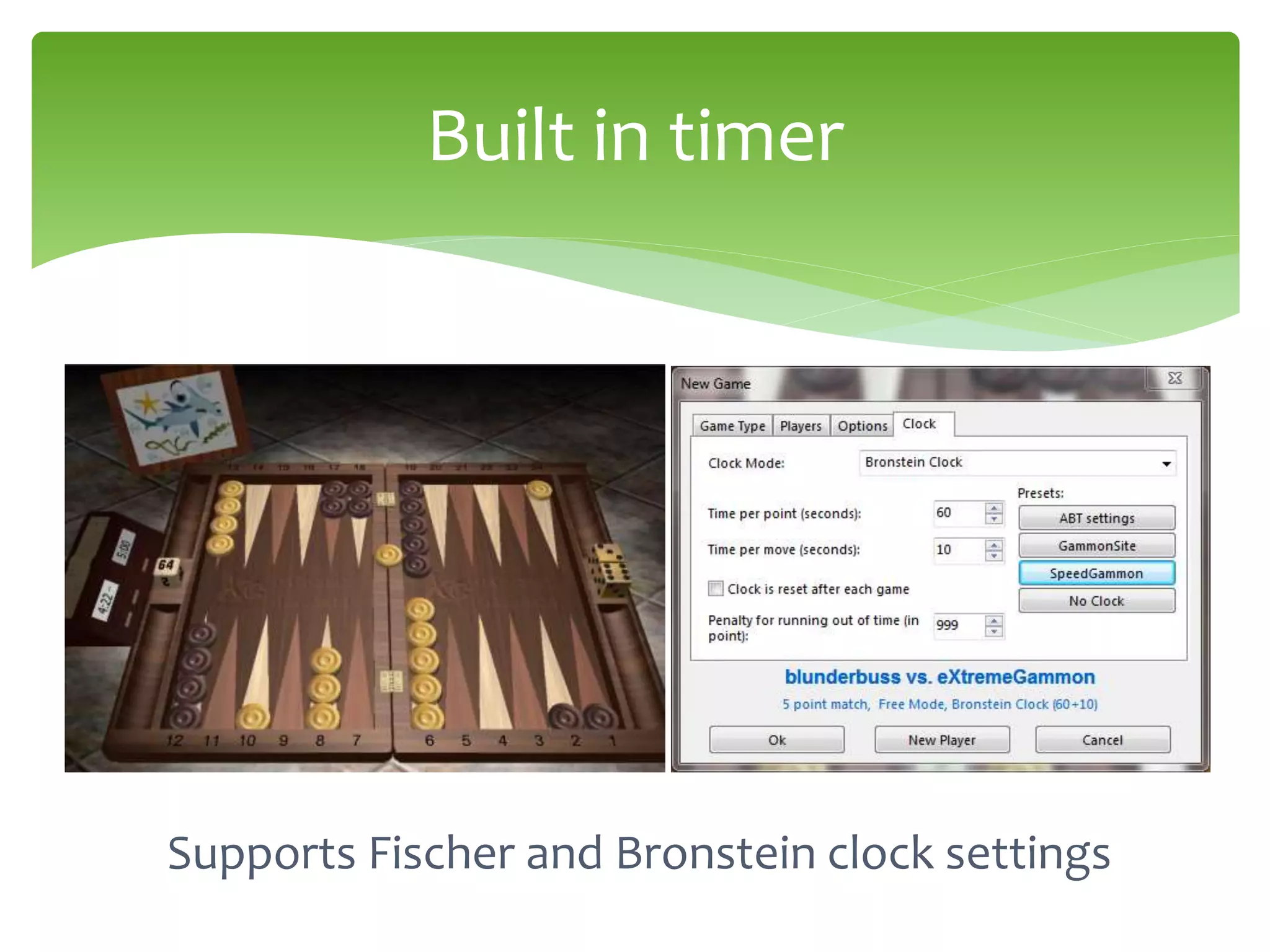 GNU Backgammon vs eXtremeGammon - my favourite features | PPTX