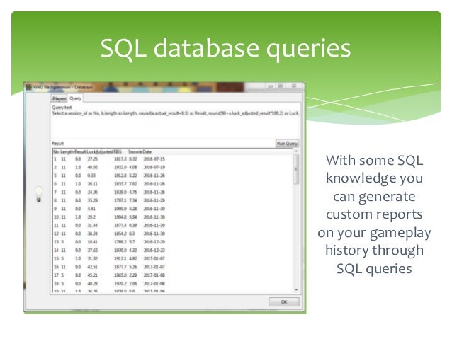 GNU Backgammon vs eXtremeGammon - my favourite features