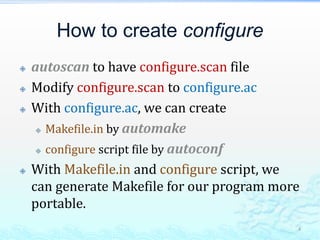 Gnu build system | PPTX