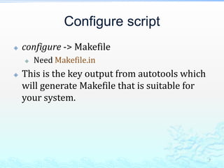 Gnu build system | PPTX